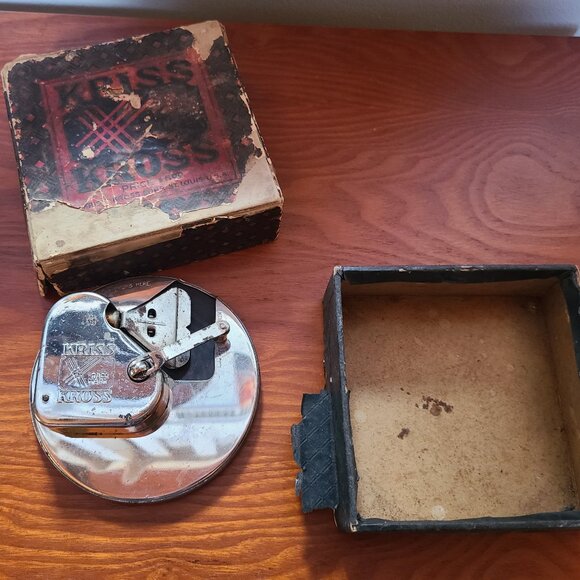 Kriss Kross | Grooming | Antique 92s Kriss Kross Razor Blade Sharpener ...